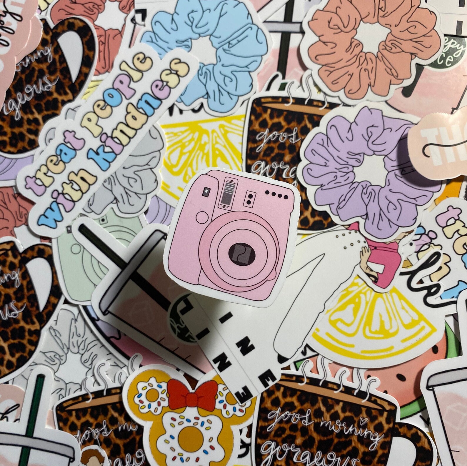 Mini Polaroid Camera Weatherproof Vinyl Sticker - Etsy