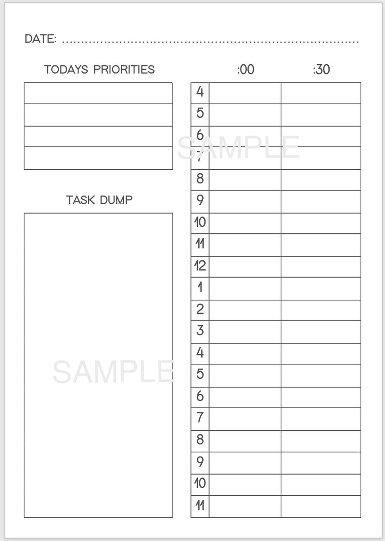 Time Boxing Template Free