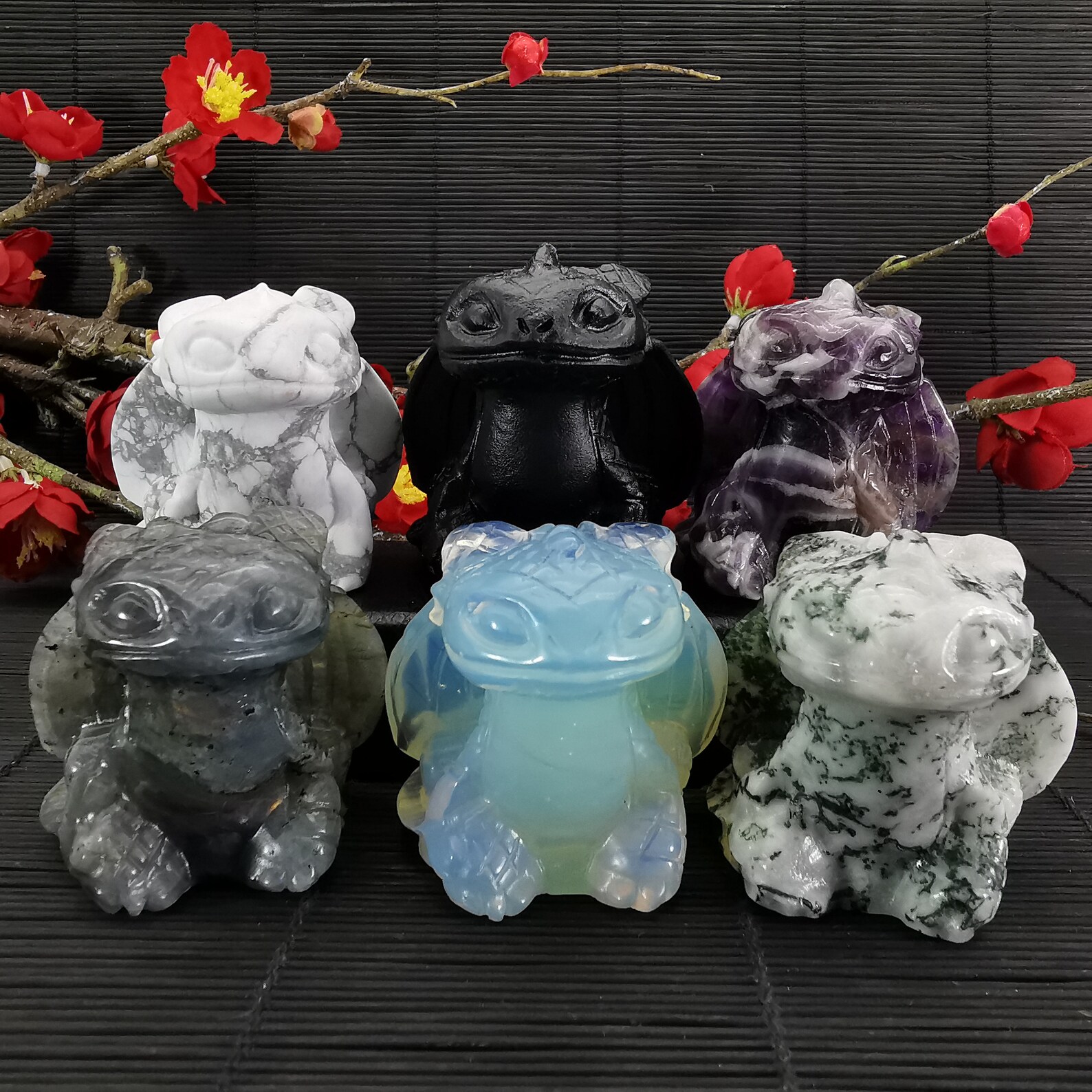 Natural Crystal Toothless Gfit Carved Crystal Dragon Skull | Etsy