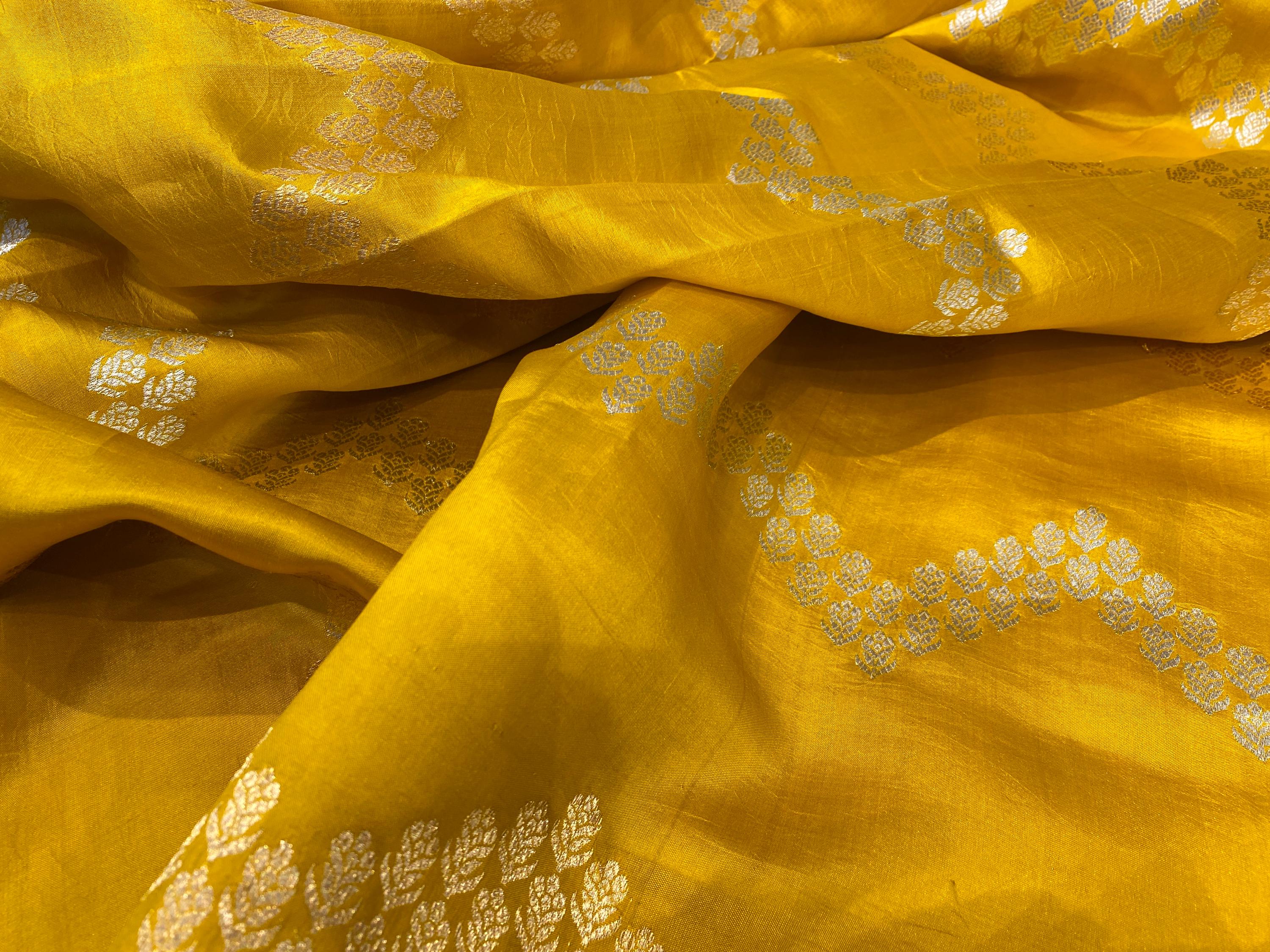 Banarasi Pure Mango Silk Saree | Wedding Wear | Indian Ethnic Wear - Etsy