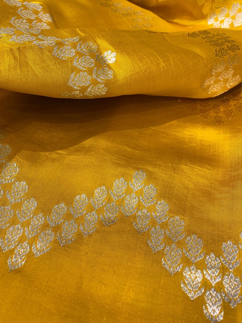 Banarasi Pure Mango Silk Saree | Wedding Wear | Indian Ethnic Wear - Etsy