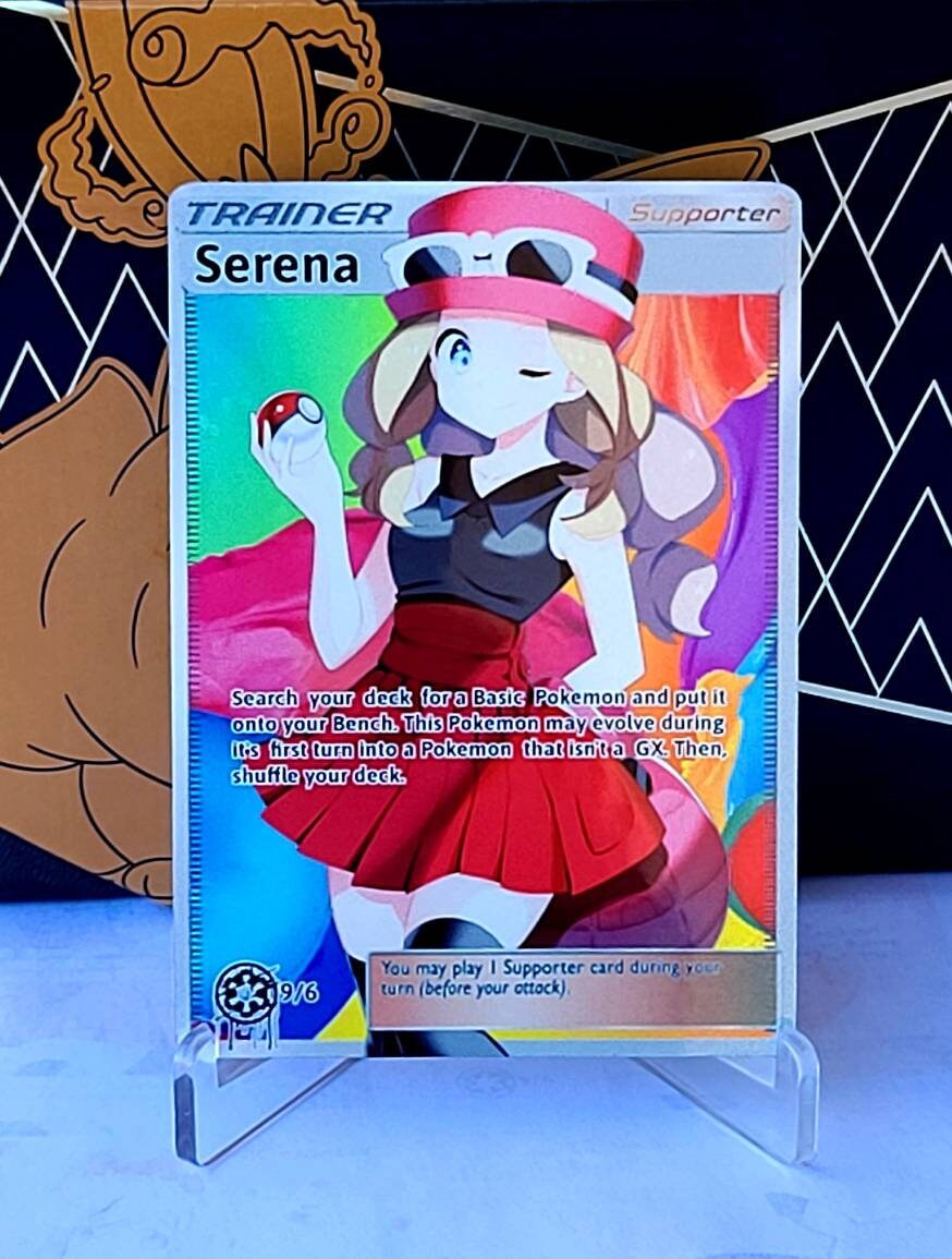 Artist Trading Cards Custom Fan Made Orica Pokemon Card NESSA Full Art ...