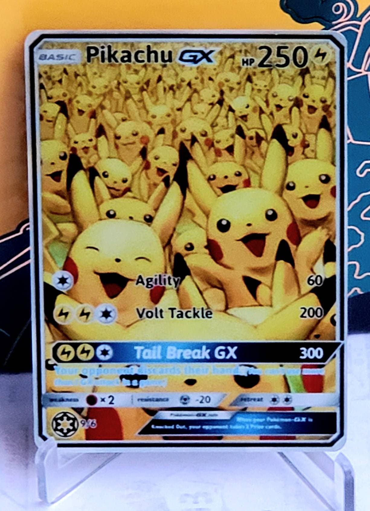 Custom Fan Made Orica Pokemon Card Pikachu GX Full Art | Etsy
