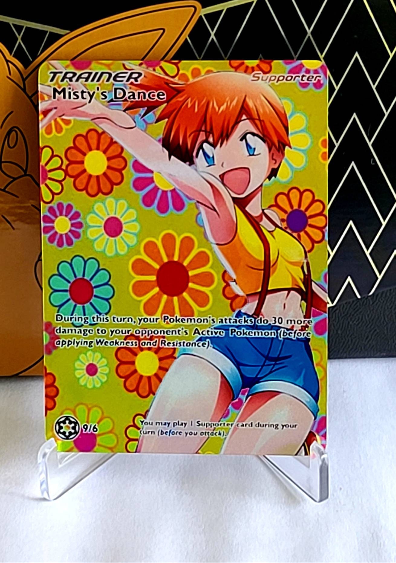 Art & Collectibles Artist Trading Cards Misty's Fight Full Art Holographic Trainer Card Custom ...