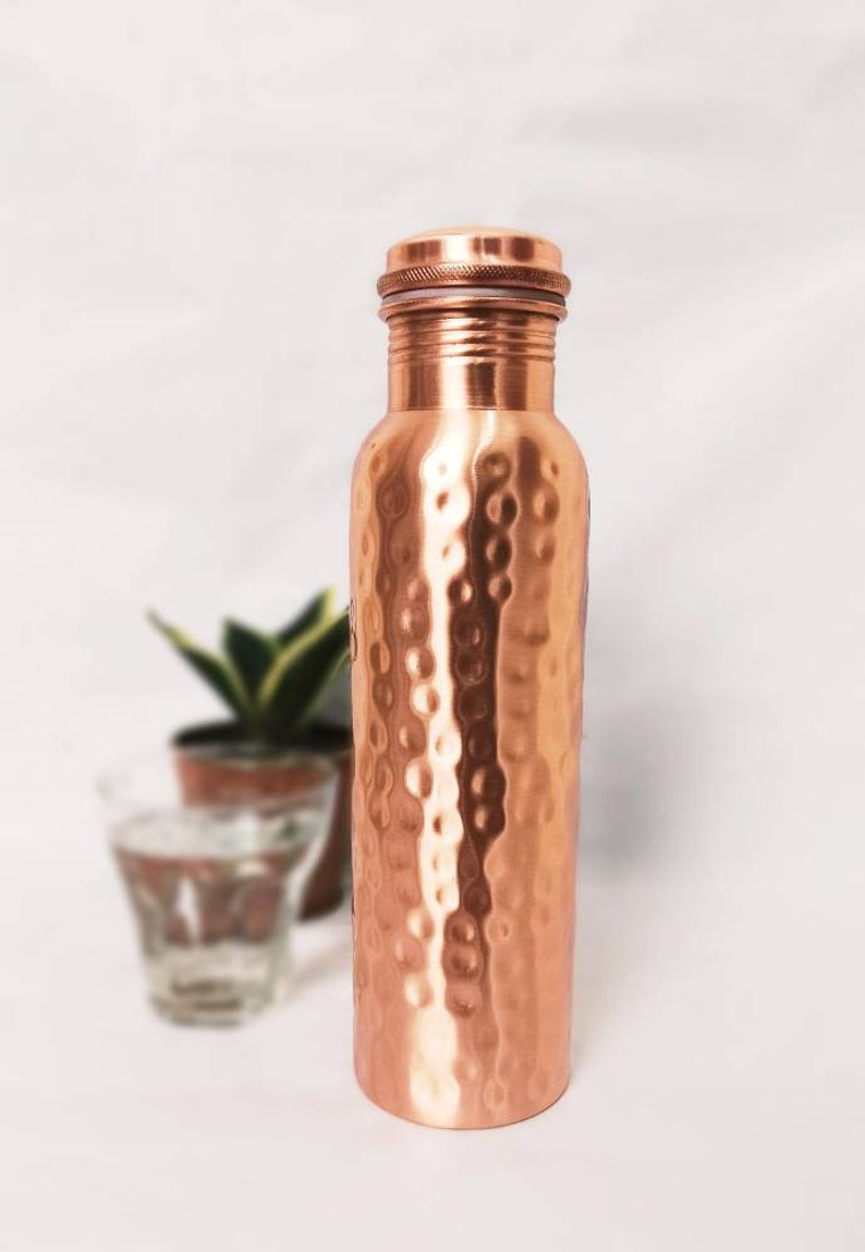 Tamba Water Bottle by USA Handcraft Studio 100% Copper | Etsy
