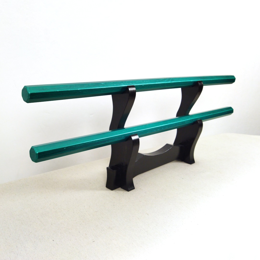 Hand-crafted Escrima Pair Stick Emerald Oak (quércus) Filipino Martial ...