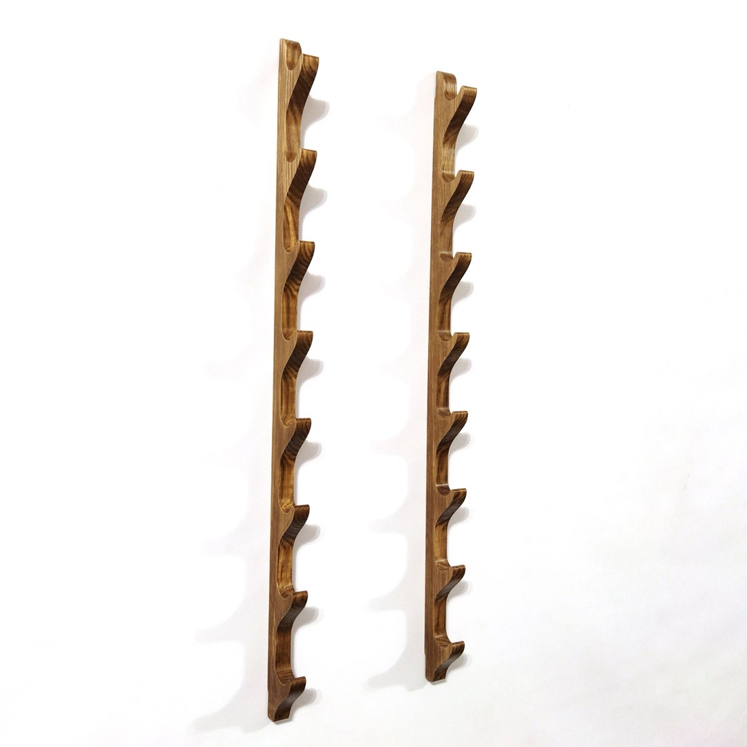 Oak Wooden Multi-size Wall Rack 8 Layers - Etsy