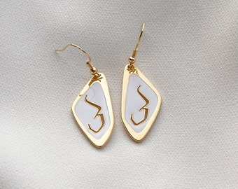 Letter P Earrings - Etsy