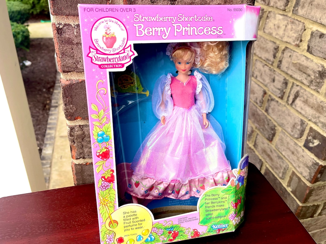 Berry RARE: 1980s Vintage Strawberry Shortcake Berrykin Berry Princess ...