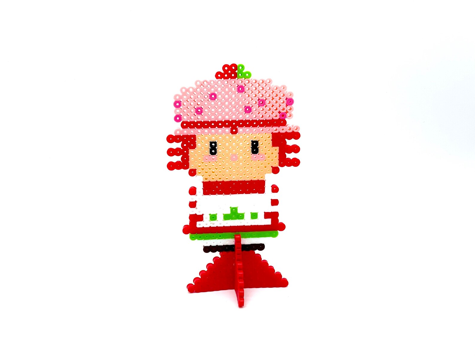 Strawberry Shortcake Perler Bead Decorative Figurine With - Etsy