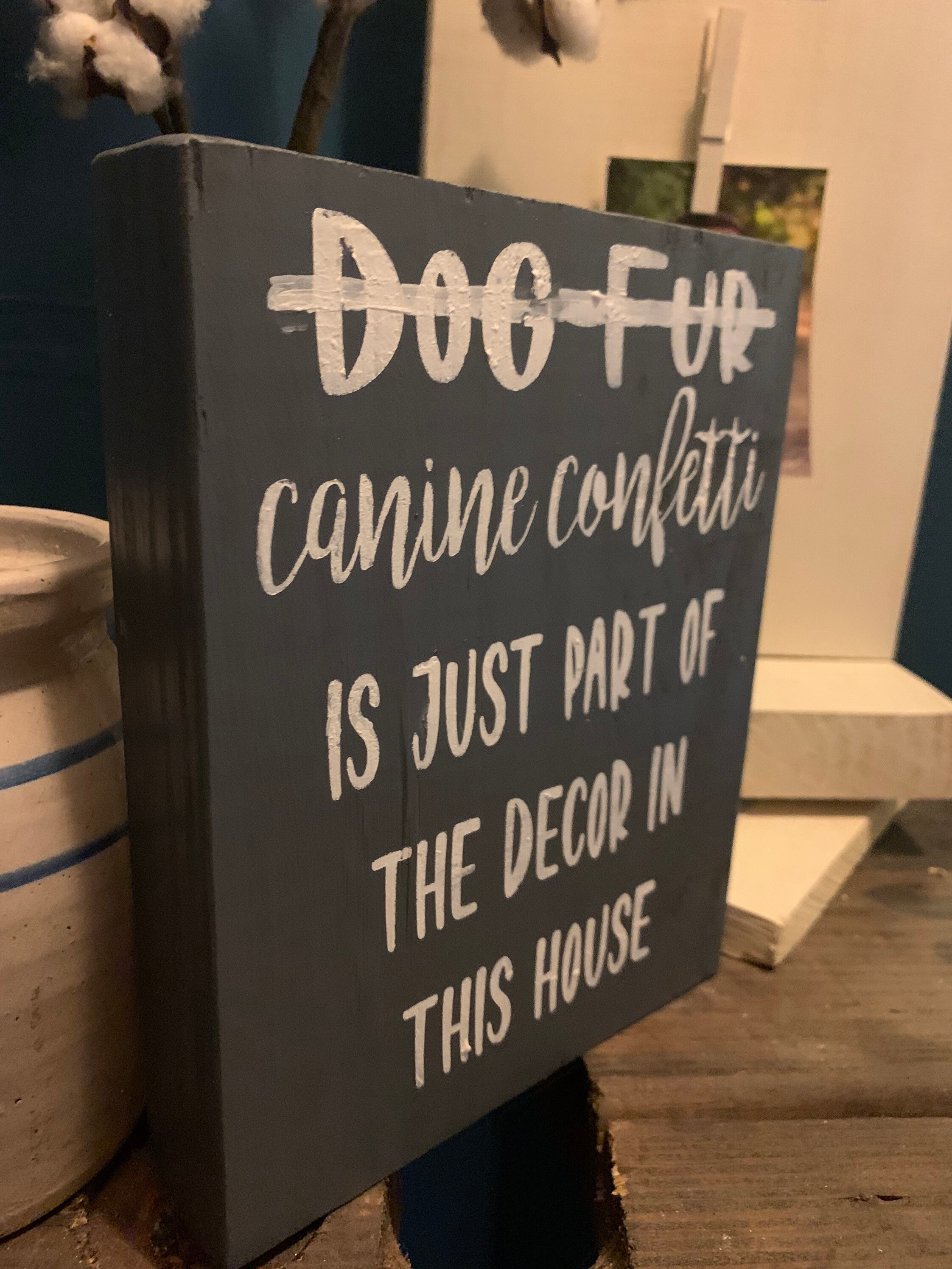 Dog Fur Canine Confetti is Just Part of the Decor in This - Etsy