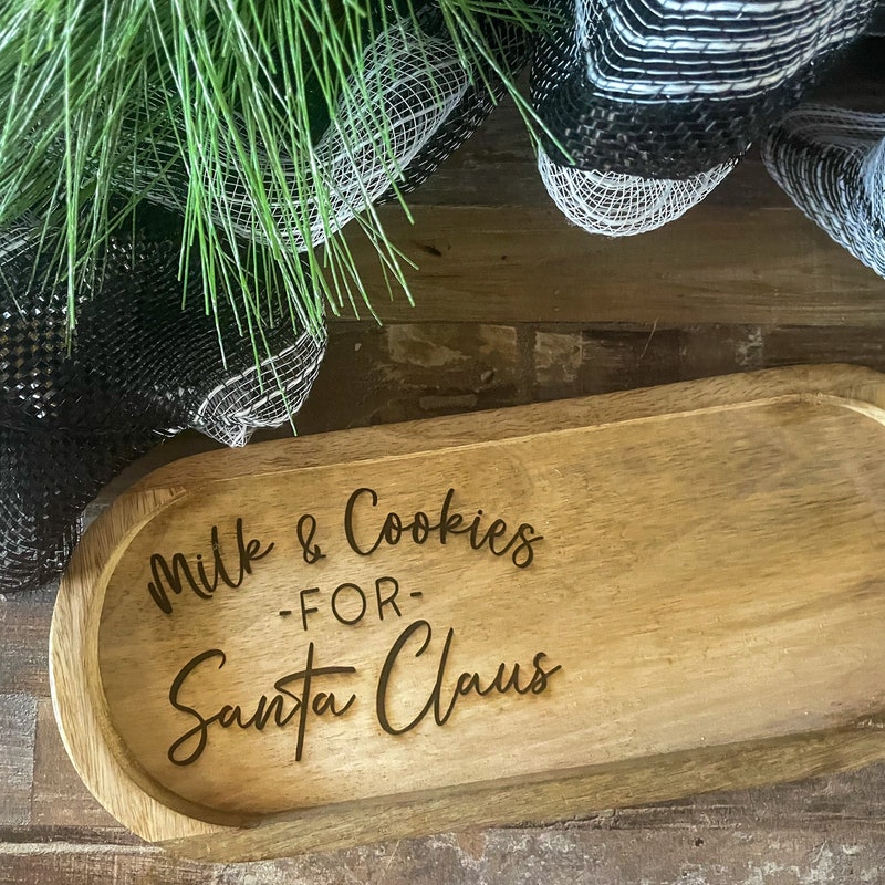 Santa Tray - Etsy