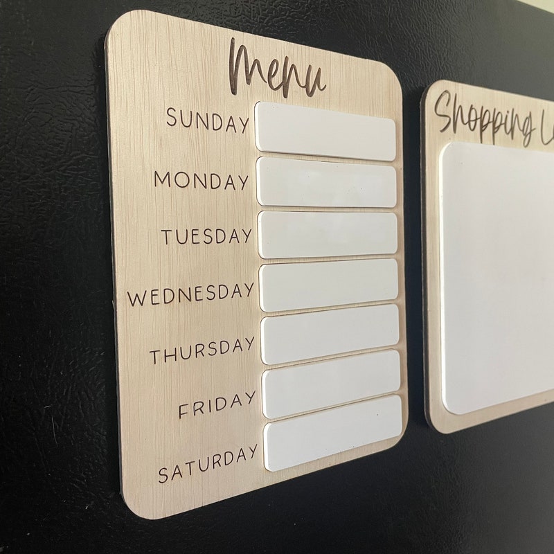 Magnetic Menu Board - Etsy