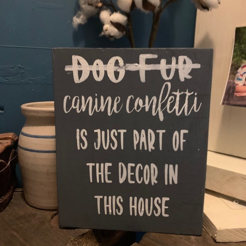Dog Fur Canine Confetti is Just Part of the Decor in This - Etsy