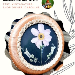 Oval Wicker Photo Frame Decorative Photo Frame With Single Loop Hook - Etsy