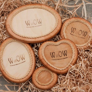 Oval Wicker Photo Frame Decorative Photo Frame With Single Loop Hook - Etsy