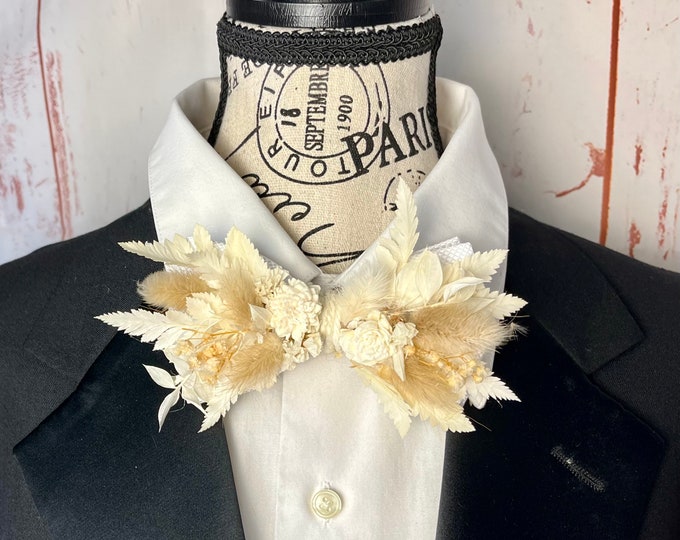 Dried Flower Bow Tie Jewel-tones: Purple, Emerald, Teal, Ochre Bow Tie ...