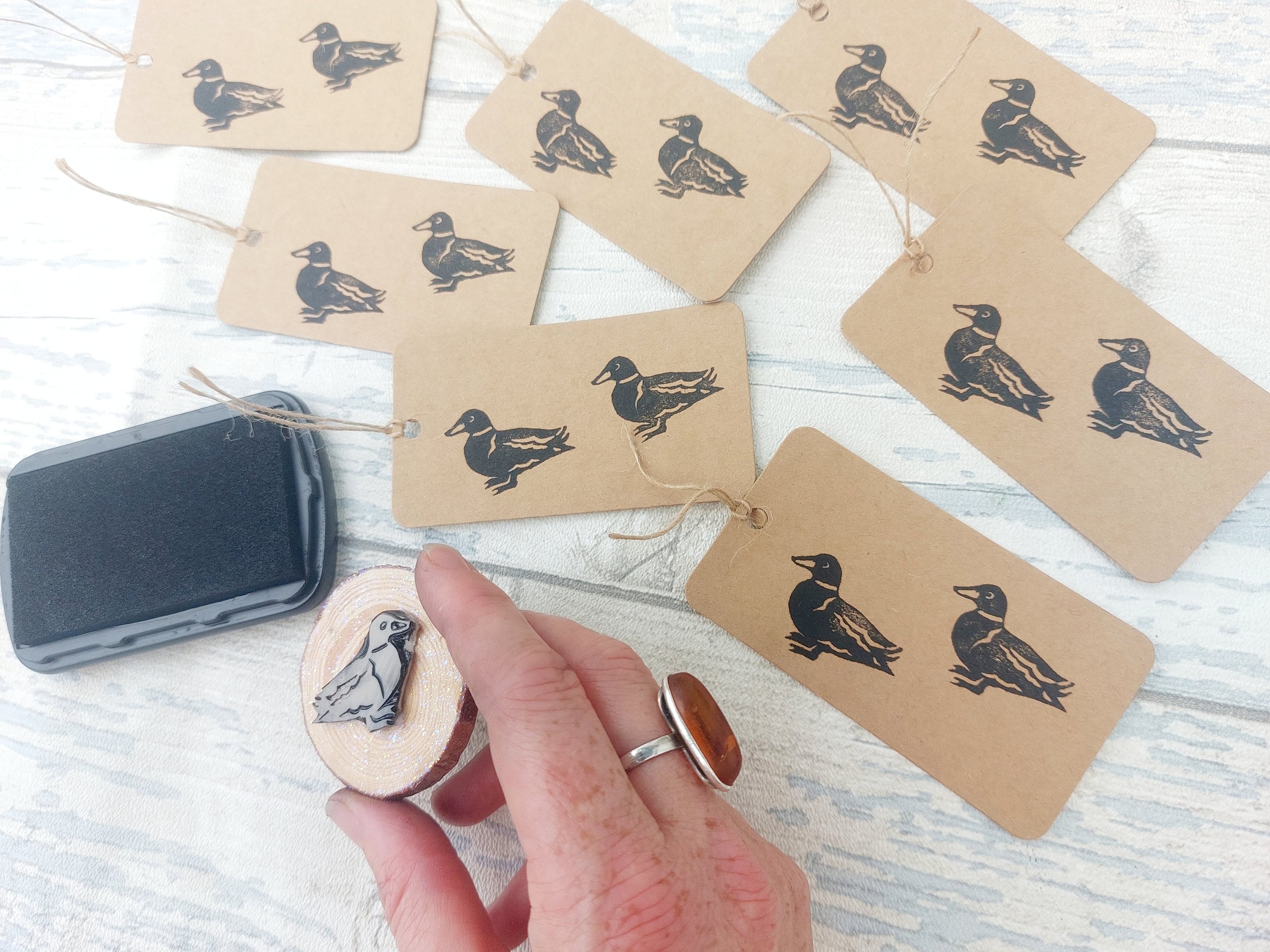 Pond Life Ink Stamps, Dragonfly, Frog, Snail, Lily Pad, Koi Carp, Duck ...