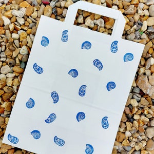 Seashell Ink Stamps, Shell Printing Block, DIY Eco Recyclable Wrapping ...