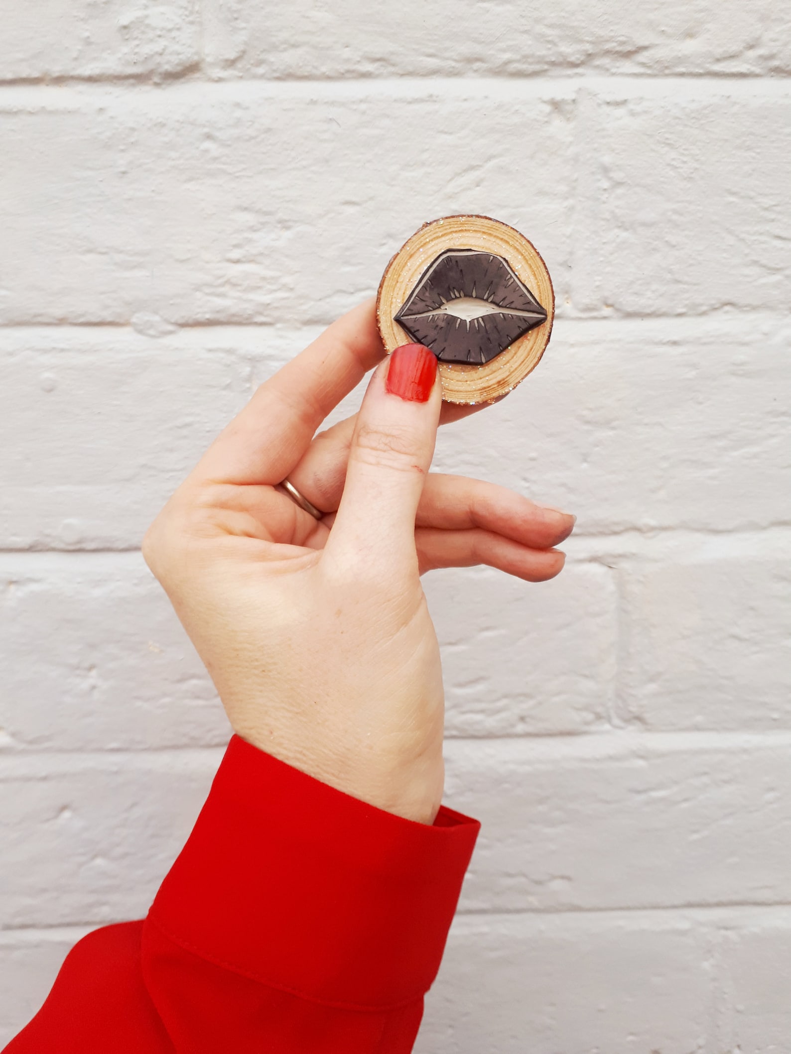 Realistic Kiss Lips Ink Stamp Handcarved Lipstick Mark | Etsy