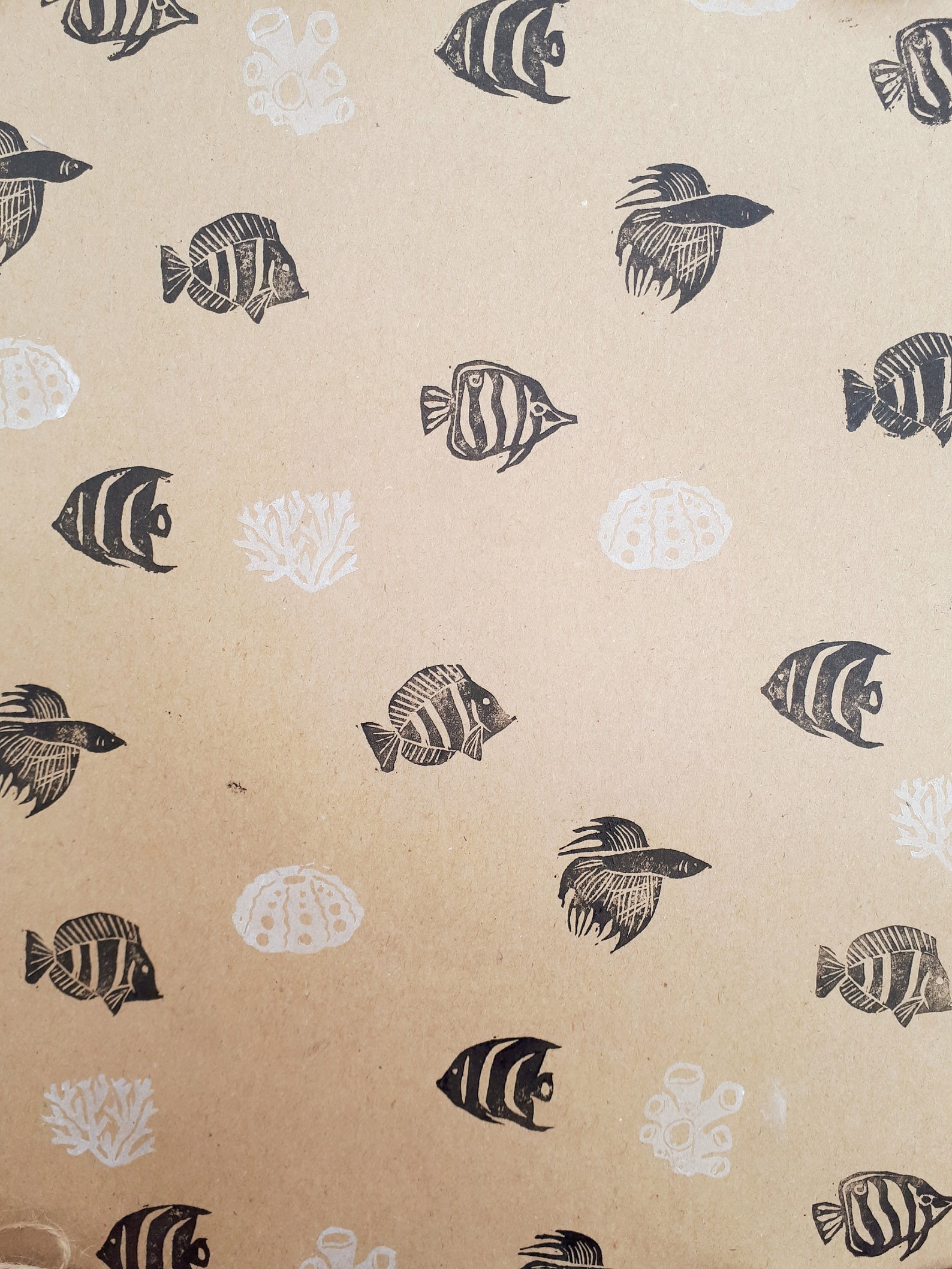 Tropical Fish Ink Stamps, Cichlid, Butterfly Fish, Angel Fish, Betta ...