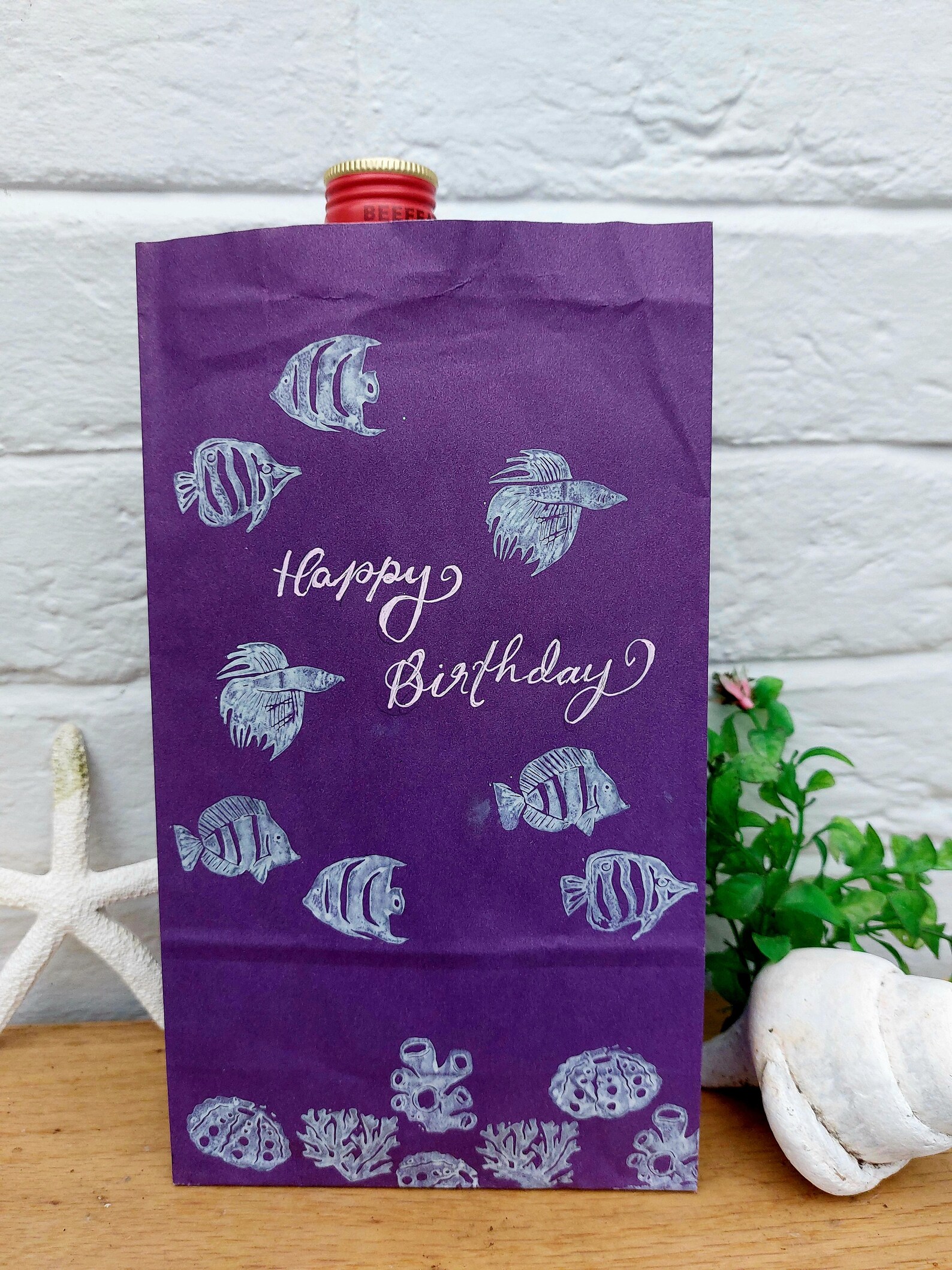 Tropical Fish Ink Stamps, Cichlid, Butterfly Fish, Angel Fish, Betta ...