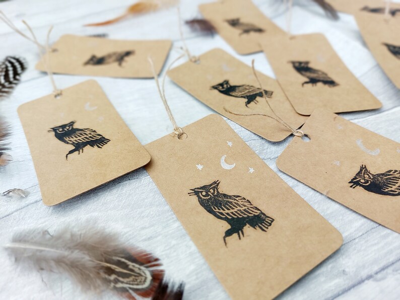 Hand Carved Woodland Animals Ink Stamps Forest Animals Rubber - Etsy