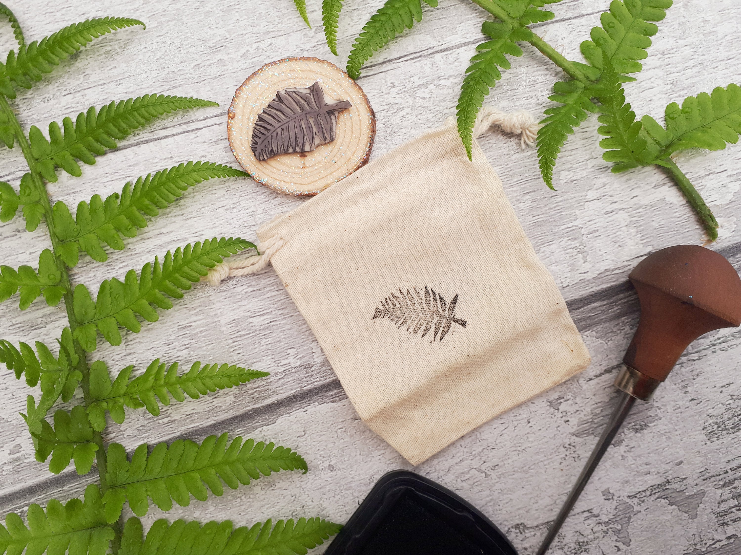 Ink Stamp Pouches, Rubber Stamp Linen Pull String Storage Bags ...