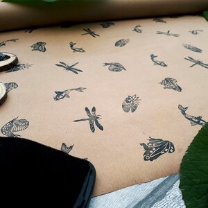 Pond Life Ink Stamps, Dragonfly, Frog, Snail, Lily Pad, Koi Carp, Duck ...