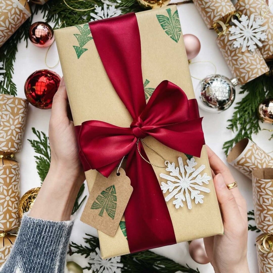 Christmas Tree Ink Stamp Fir Tree Printing Block Hand - Etsy UK