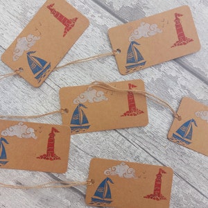 Hand Carved Nautical Ink Stamp Set, Sea Themed Rubber Printing Blocks ...