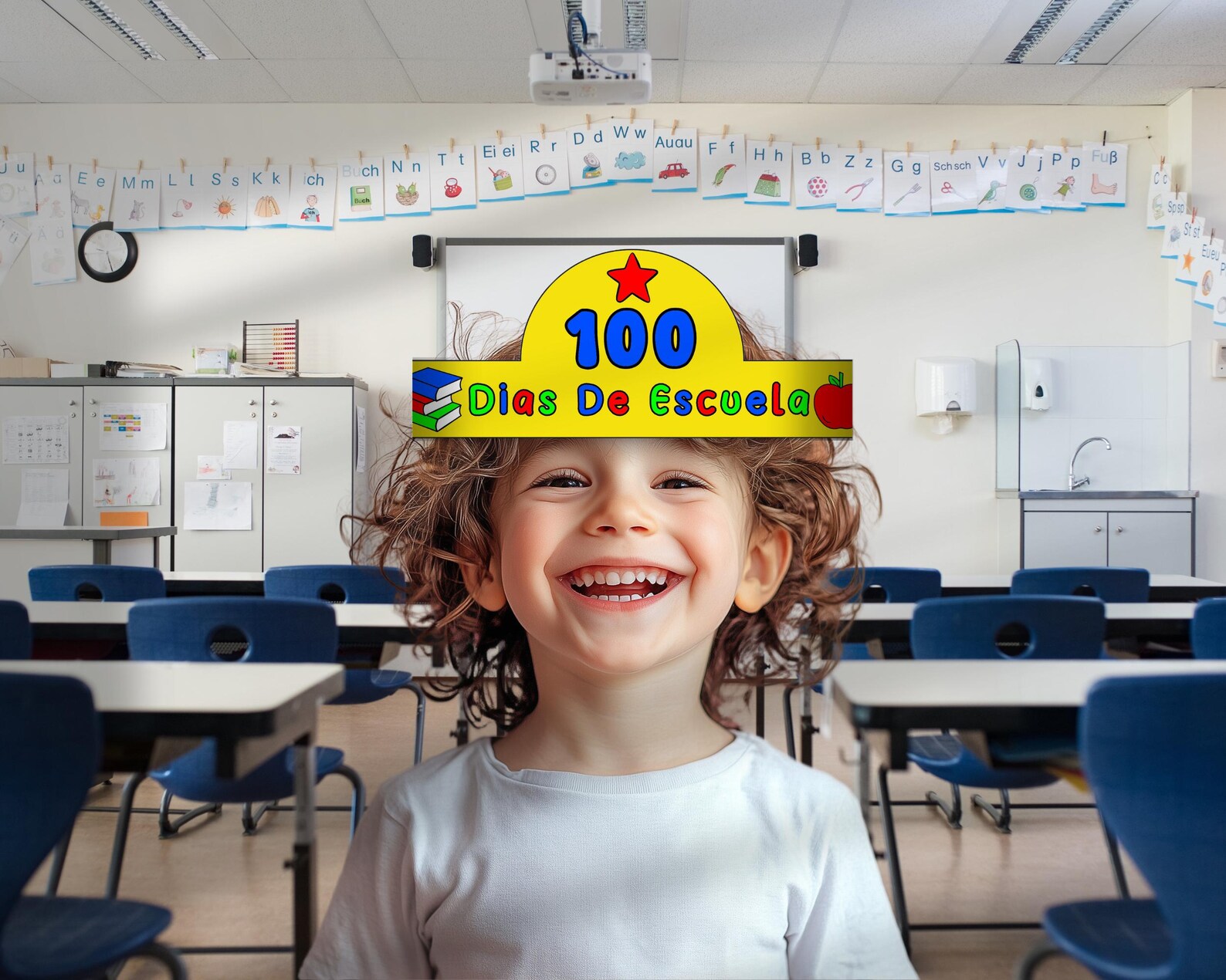 100 Days of School Spanish Paper Crown, 100 Días De Escuela, 100 Días ...