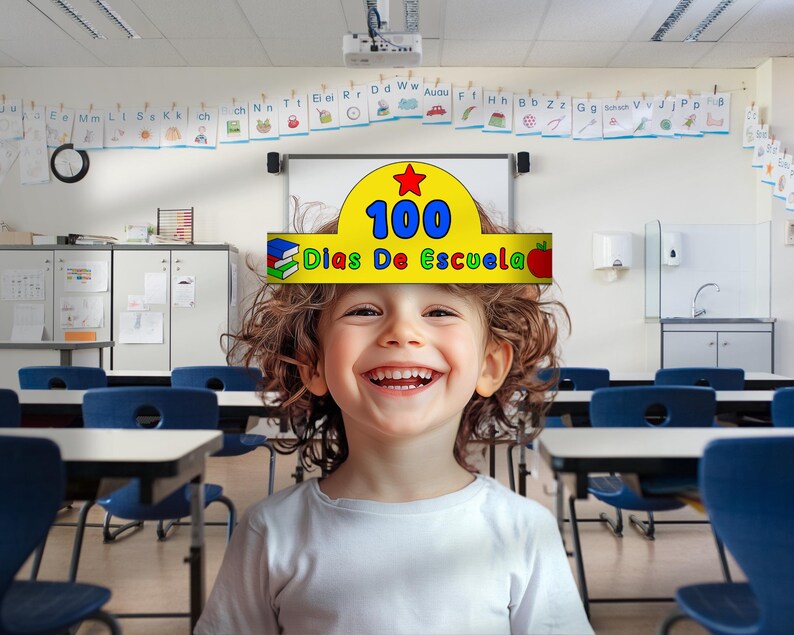 100 Days of School Spanish Paper Crown, 100 Días De Escuela, 100 Días ...