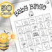 Baby Shower Bingo Honey Bees Printable Game, 50 Bingo Cards, Bee Baby ...