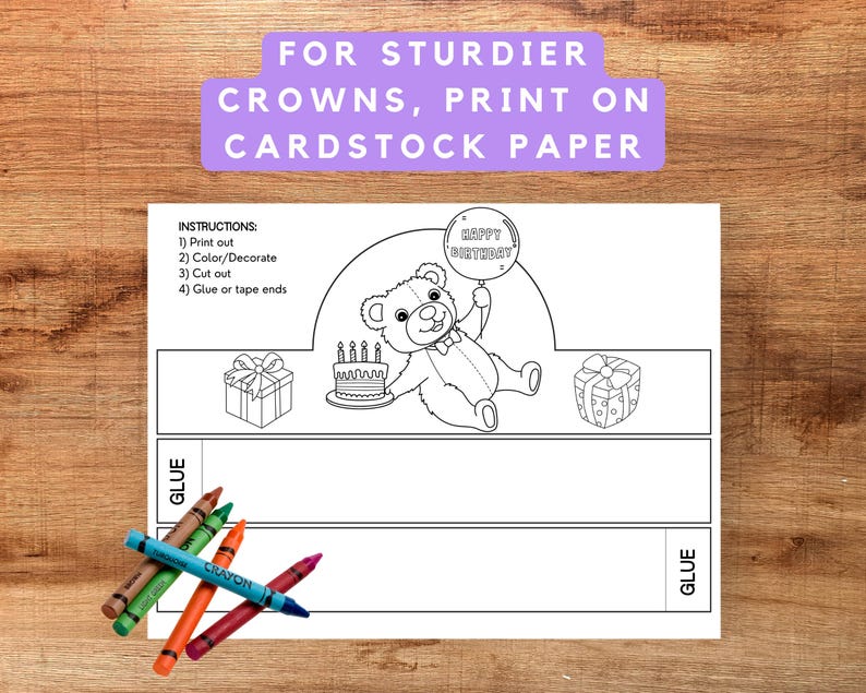 Happy Birthday Paper Crowns, It's My Birthday, Birthday Hat, Birthday ...