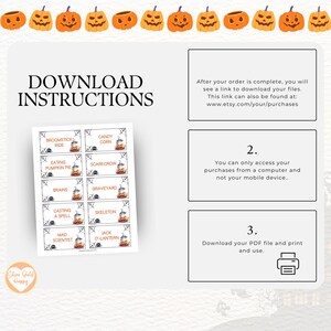 Halloween Charades Game Printable Fun for All Ages Instant Download - Etsy