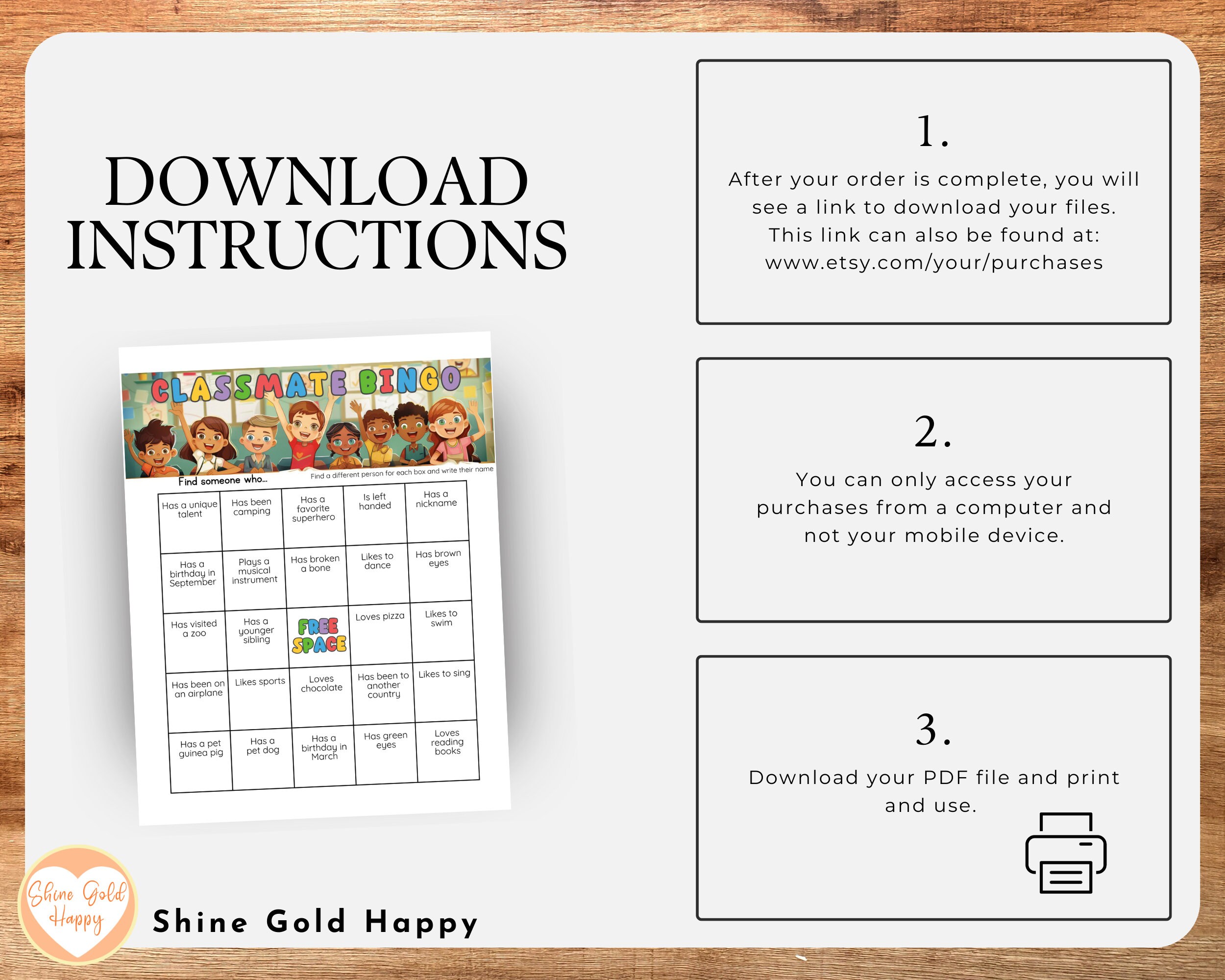 Classmate Bingo, Printable First Day of School Icebreaker Game to Get ...