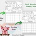 Undated Farm Animals Coloring Calendar | PDF Digital Download Printable ...