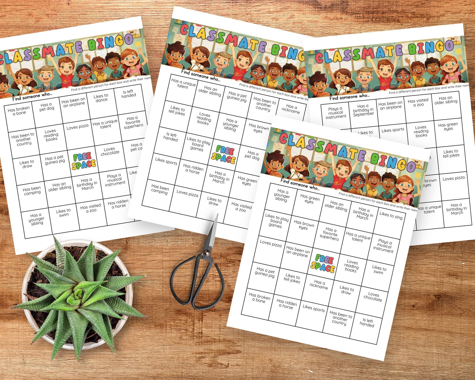 Classmate Bingo, Printable First Day of School Icebreaker Game to Get ...