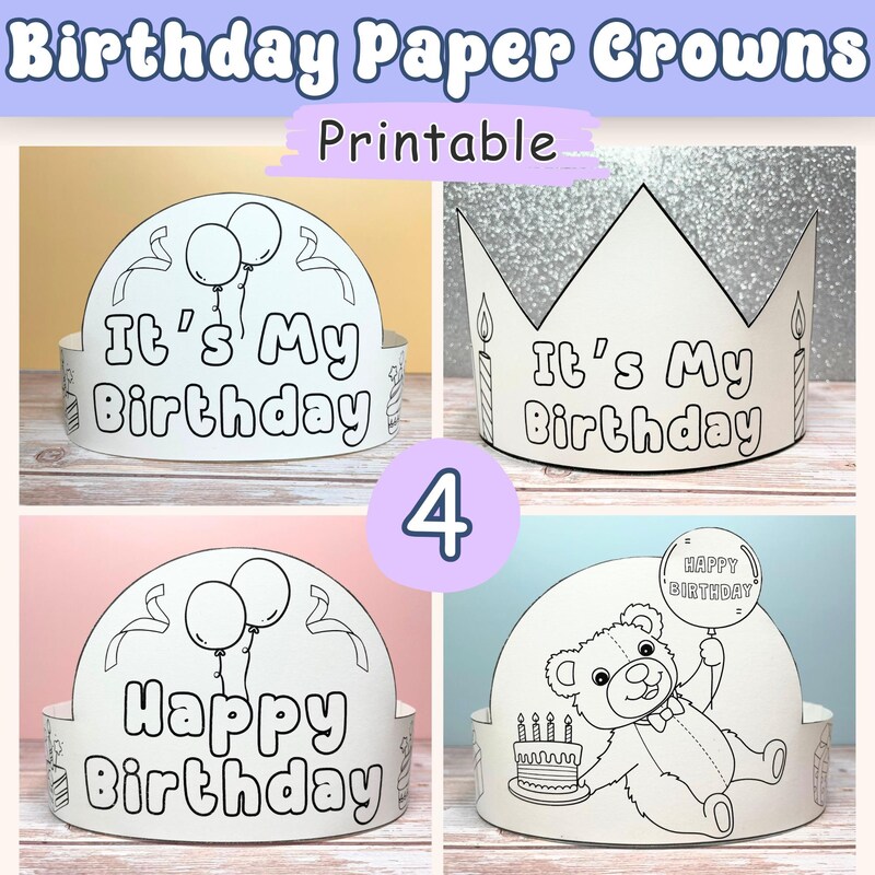 Happy Birthday Hats - Etsy