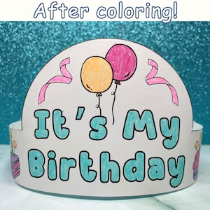 Happy Birthday Paper Crowns, It's My Birthday, Birthday Hat, Birthday ...