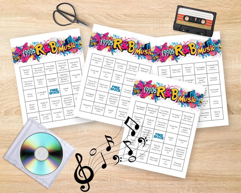 1990s Rnb Music Bingo, 90s Music, Golden Age of Rnb, Spotify Playlist ...