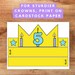 5th Birthday Paper Crown, Fifth Birthday Crown, 5th Birthday Party Hat ...