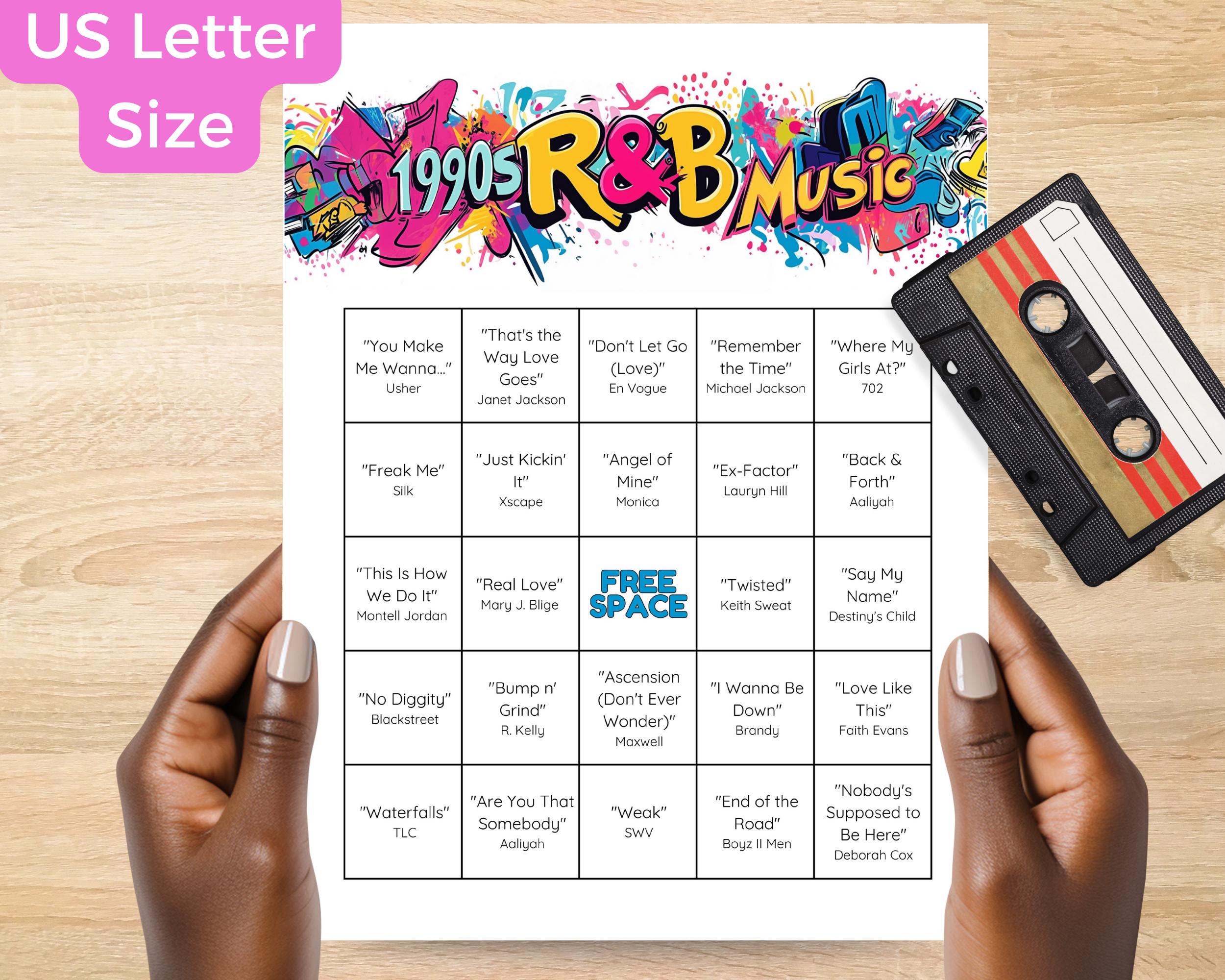 1990s Rnb Music Bingo, 90s Music, Golden Age of Rnb, Spotify Playlist ...