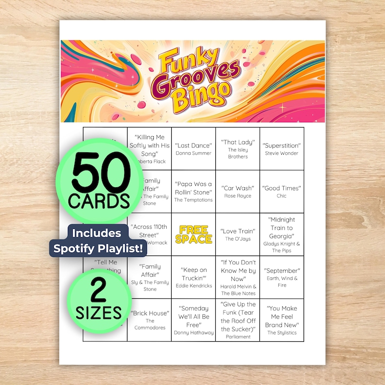 Rnb Music Bingo: Funky Grooves Bingo, 1970s Rnb, 70s Music, Disco Music ...