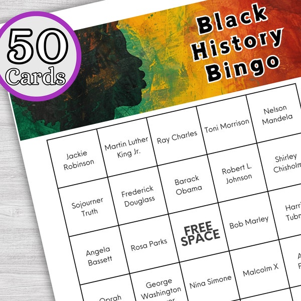 Black History Trivia Cards - Etsy