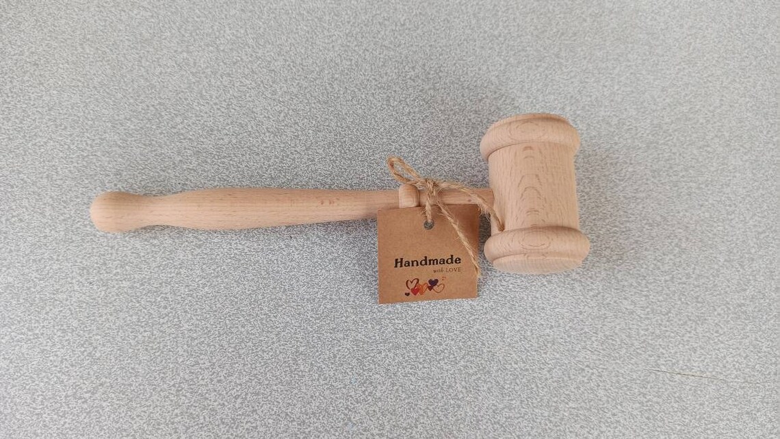 Gavel Judge's Gavel Wooden Gavel Pink Gavel Blue - Etsy