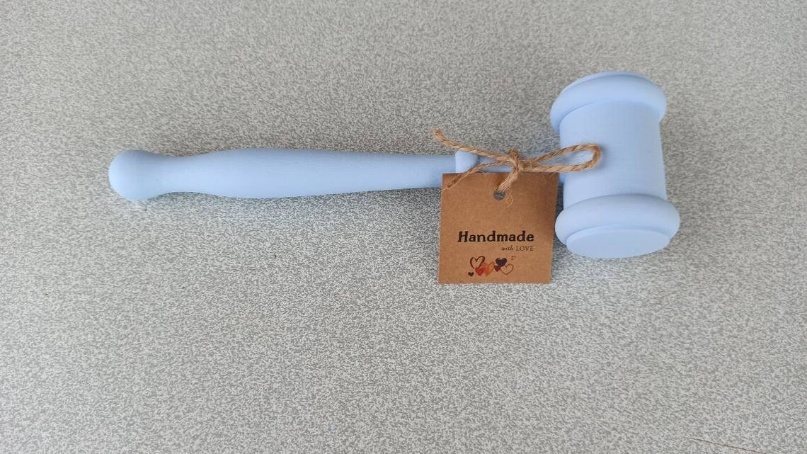 Gavel Judge's Gavel Wooden Gavel Pink Gavel Blue - Etsy