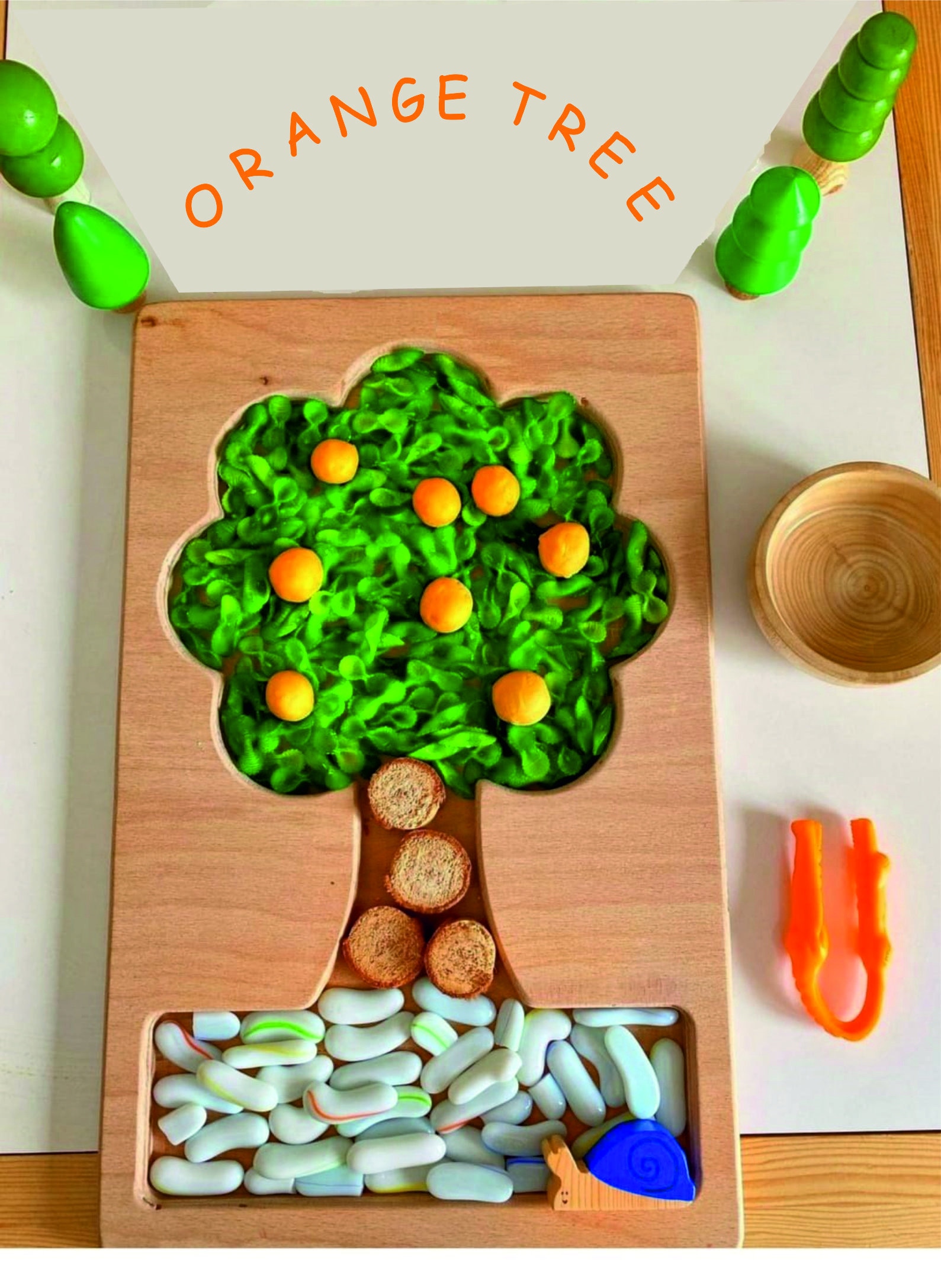 All Season Wooden Tree, Wooden Tree Activity, Board, Activity Tree ...