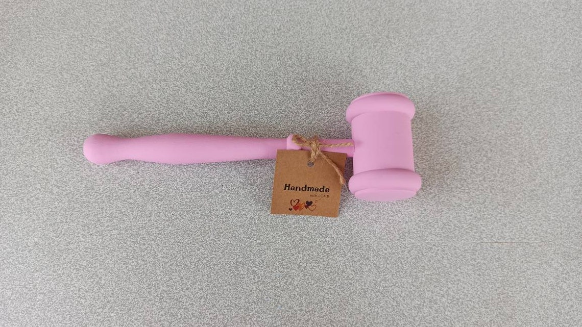 Gavel Judge's Gavel Wooden Gavel Pink Gavel Blue - Etsy